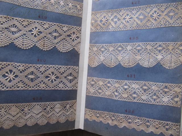 Hand-made Torchon Lace Sample Book, manufactured by JOHN H. CLARKE ...