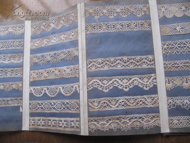 Hand-made Torchon Lace Sample Book, manufactured by JOHN H. CLARKE ...