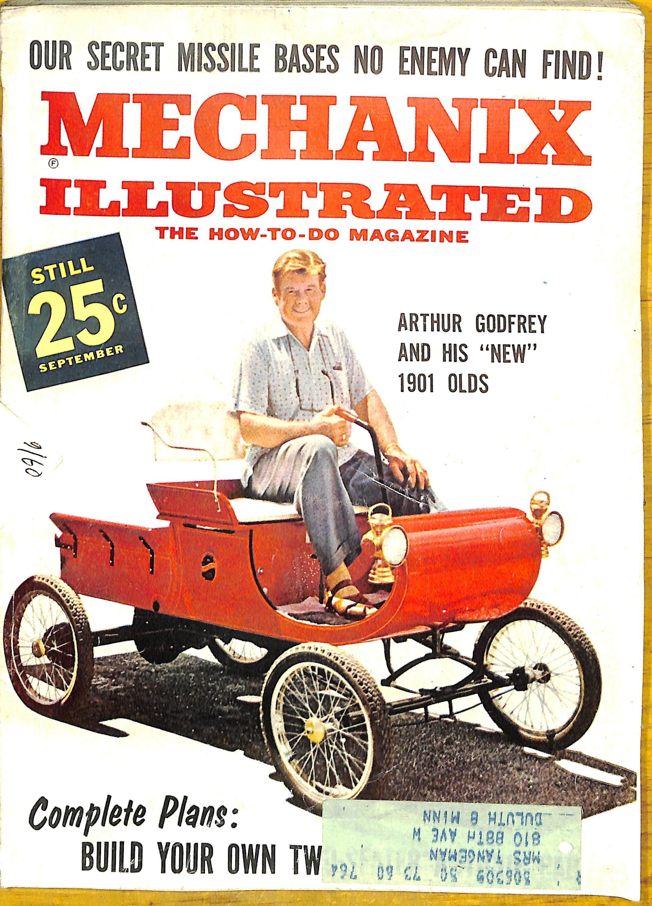 BIBLIO | Mechanix Illustrated, September 1960 by | Magazine | 1960