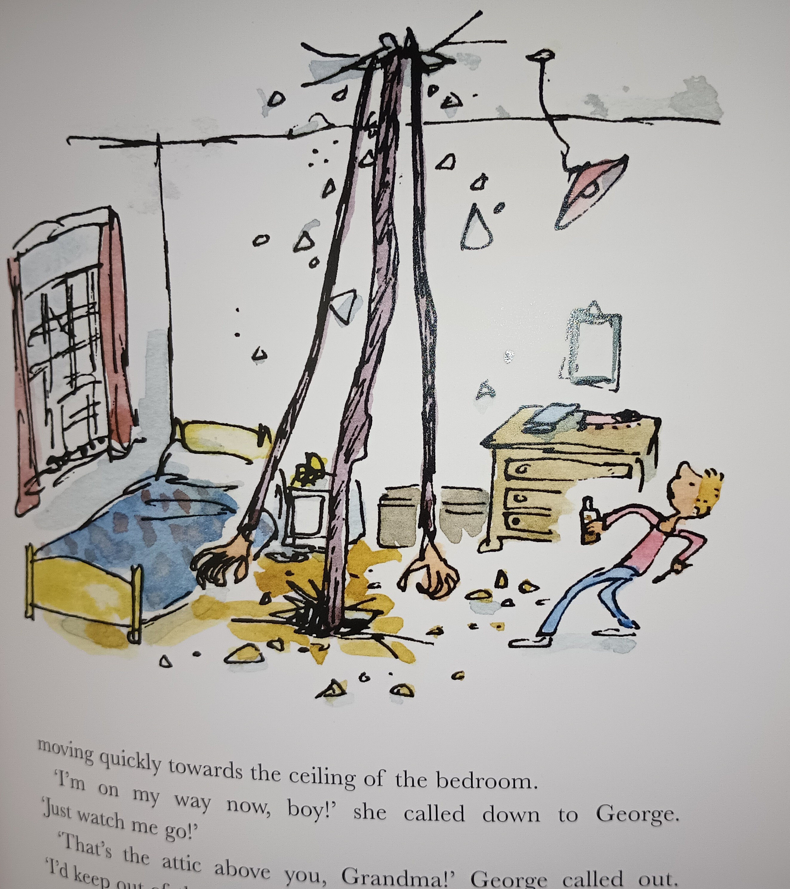 Quentin Blake Illustrations George's Marvellous Medicine