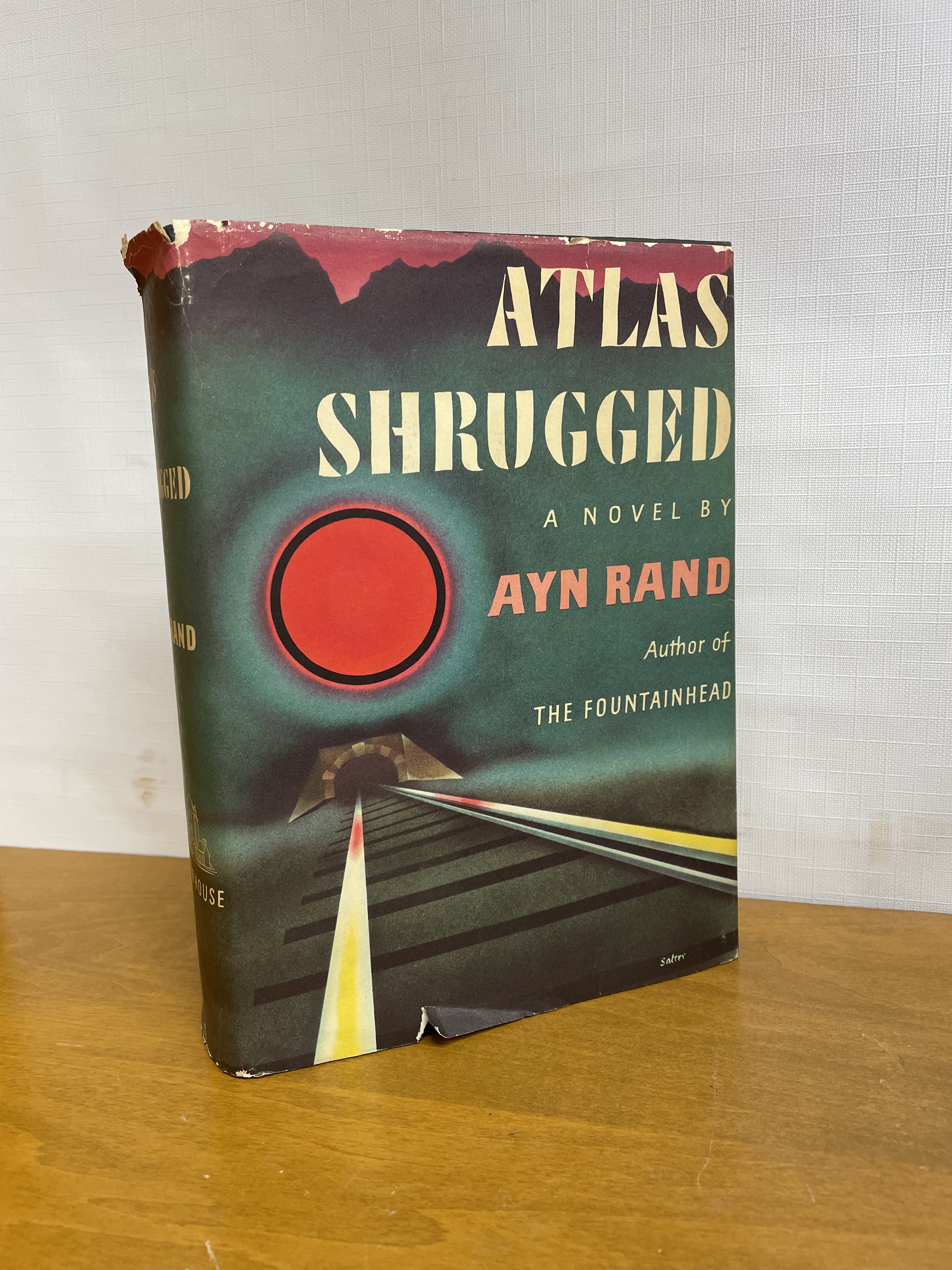 Atlas Shrugged Book Spine