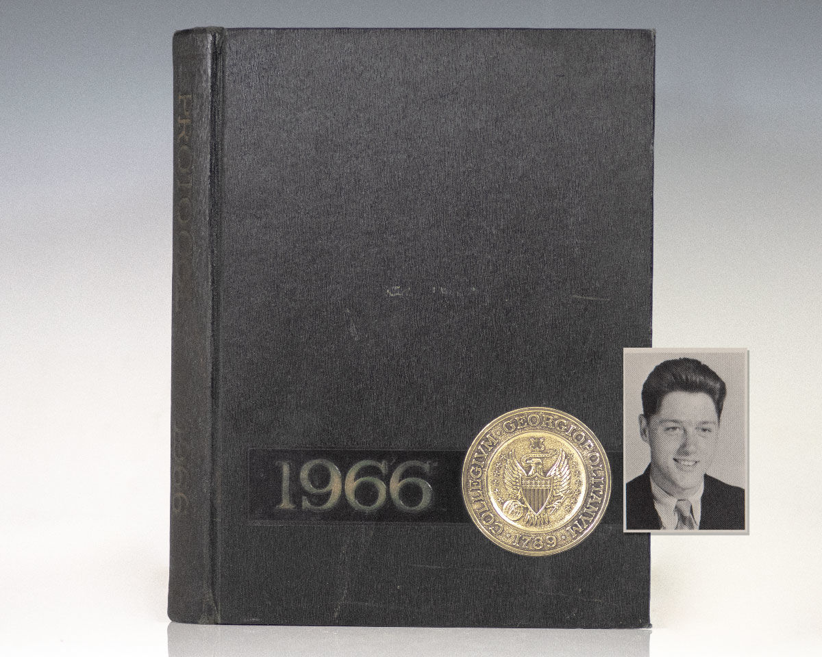 Bill Clinton 1966 Georgetown University Yearbook. by [Clinton, Bill ...