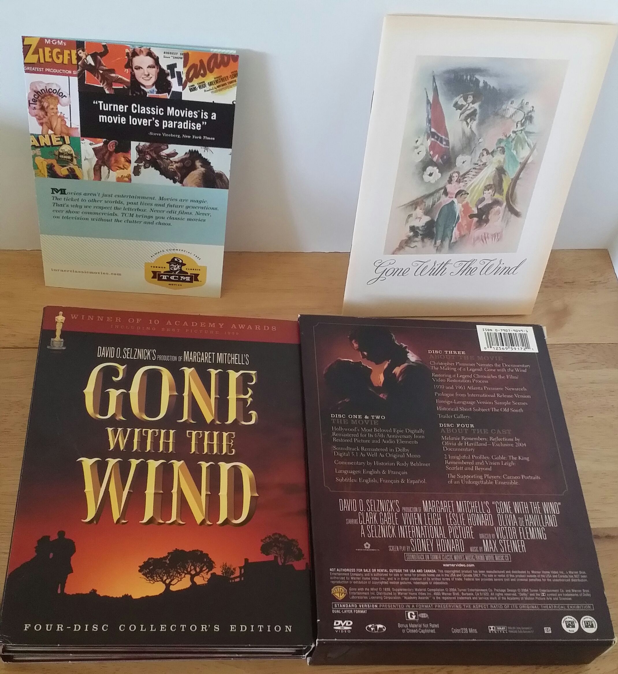 Gone With the Wind by Clark Gable Vivien Leigh | DVD- cardboard sleeve ...