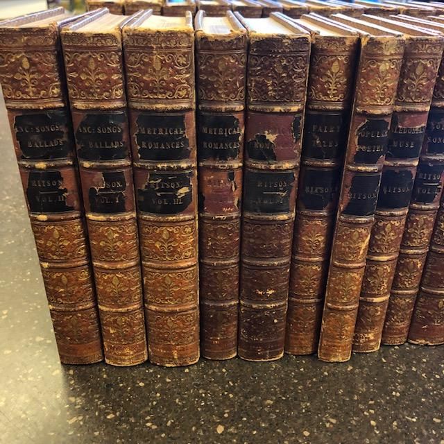 WORKS OF JOSEPH RITSON [TWENTY-EIGHT VOLUMES] by Ritson, Joseph ...