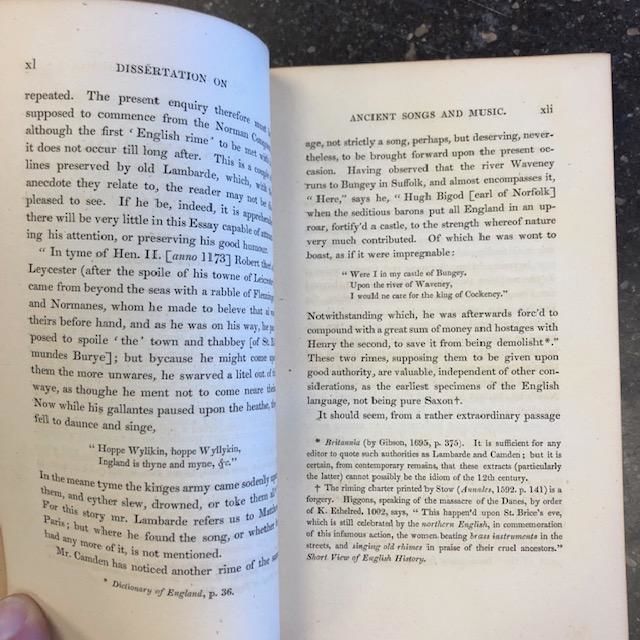 WORKS OF JOSEPH RITSON [TWENTY-EIGHT VOLUMES] by Ritson, Joseph ...