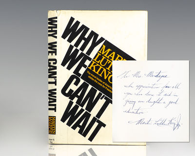 Why We Can’t Wait. by King, Jr., Martin Luther | 1964 | Harper & Row ...