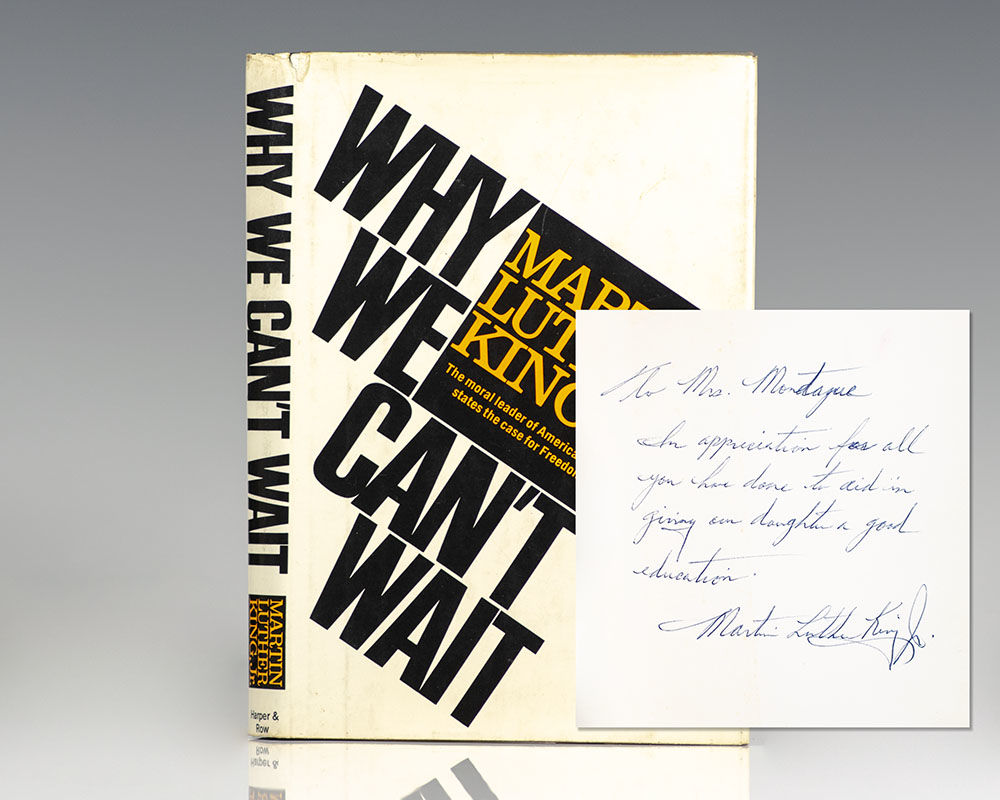 Why We Can’t Wait. by King, Jr., Martin Luther | 1964 | Harper & Row ...