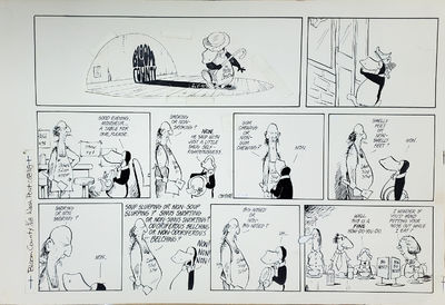 Bloom County Original Sunday Strip Comic Art February 28, 1988 by ...
