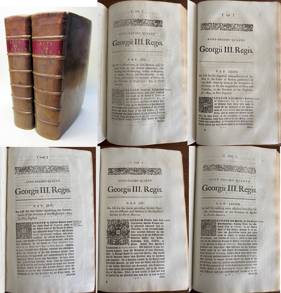 Intolerable Acts Document