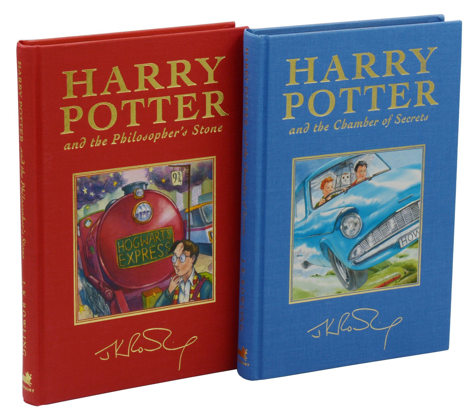 Harry Potter, complete set of the collector's deluxe editions ...