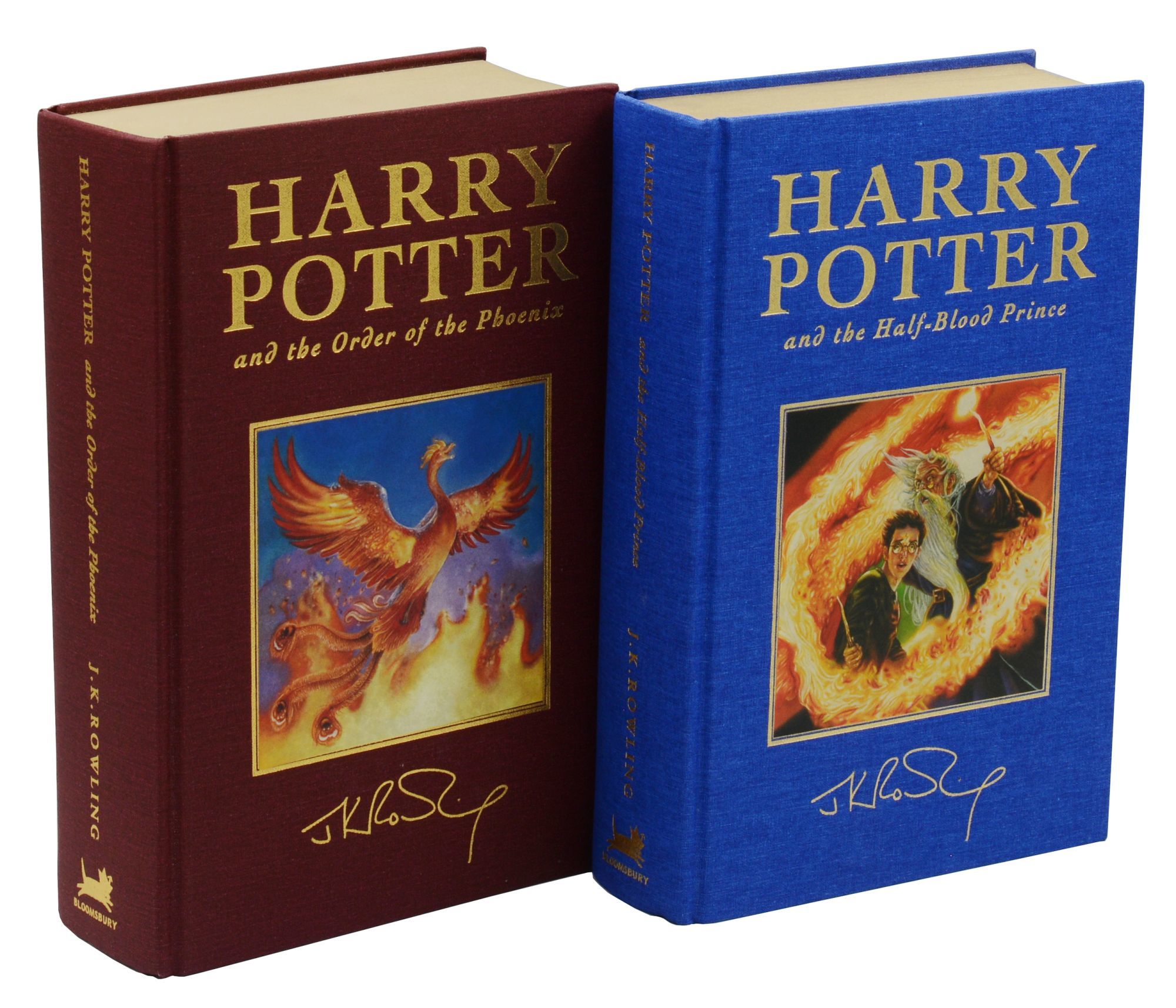 Harry Potter, complete set of the collector's deluxe editions ...