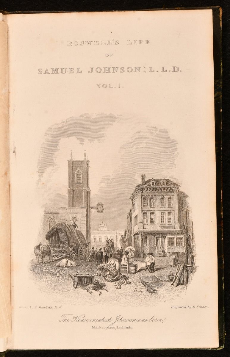 The Life of Samuel Johnson by James Boswell | Leather | 1859 | Henry G ...