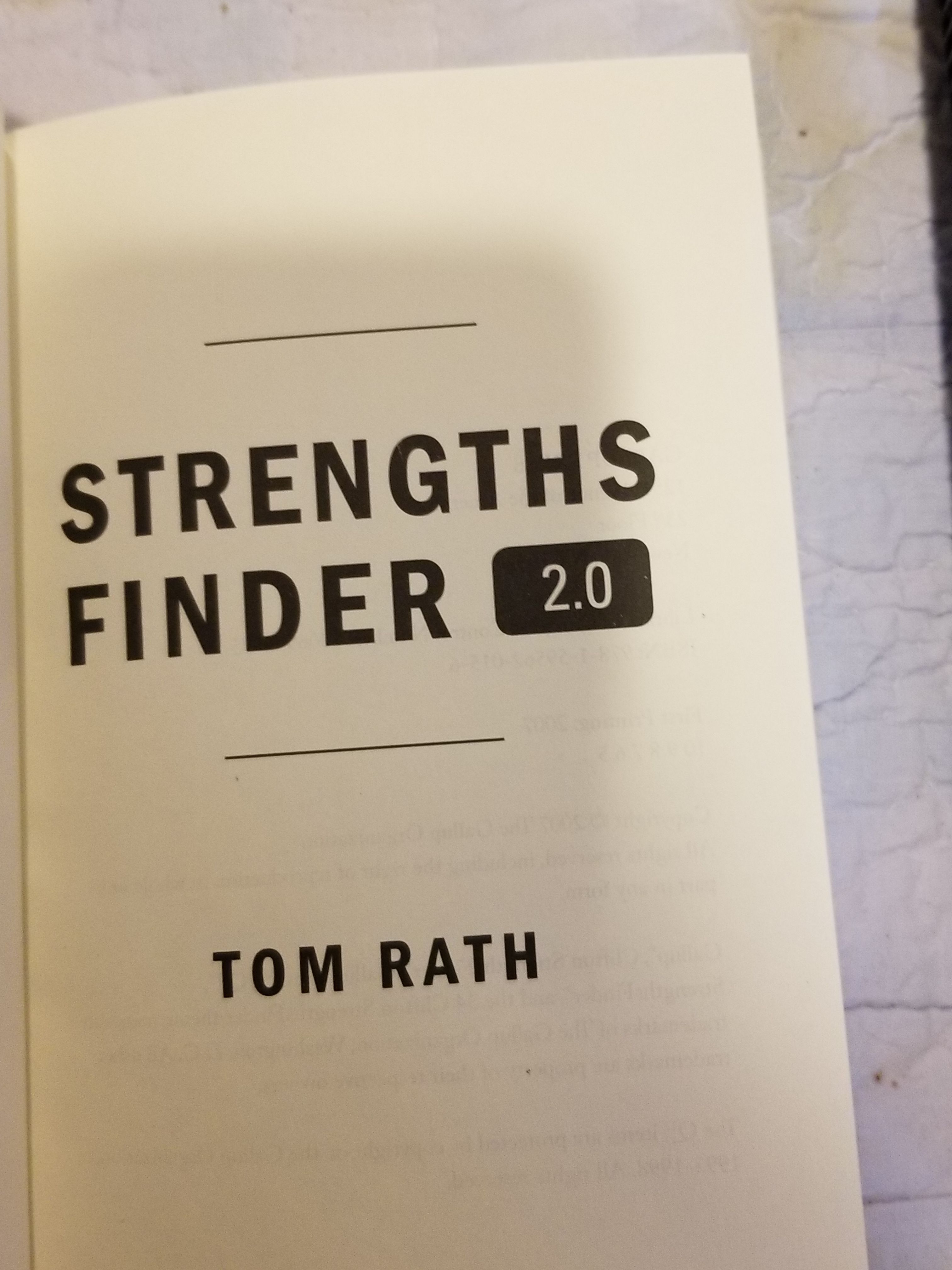 BIBLIO | Strength Finders 2.0 by Tom Rath | Plasticized boards in red ...
