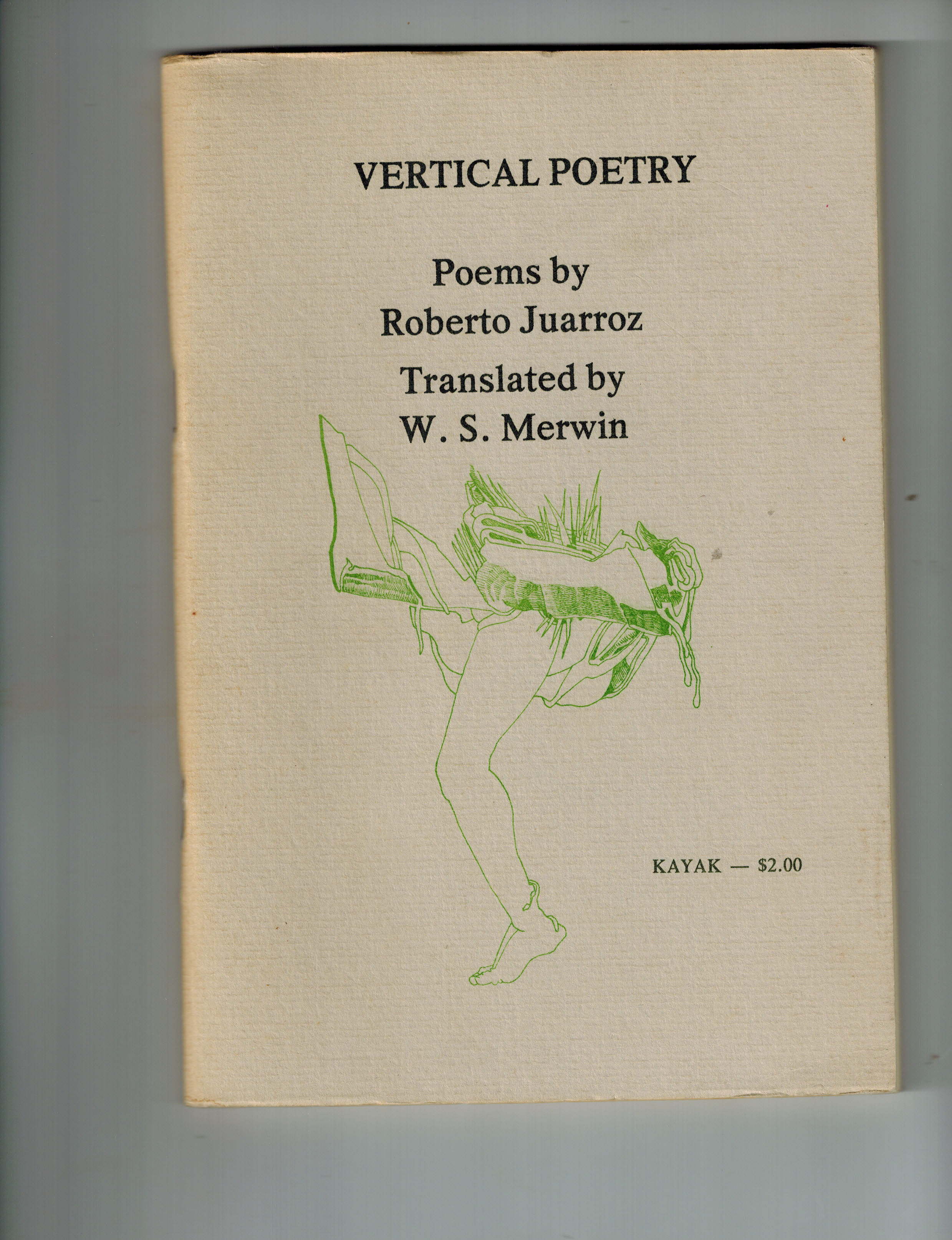 Vertical Poetry by Juarroz, Roberto; Translated By W. S. Merwin ...
