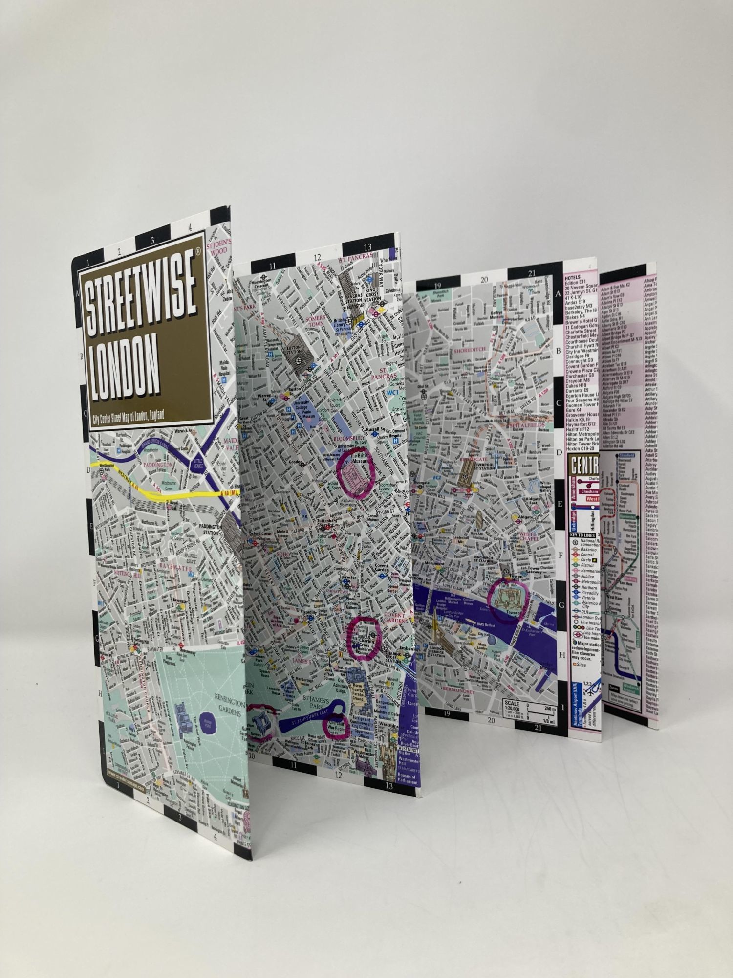 Streetwise London Map - Laminated City Center Street Map of London, UK ...