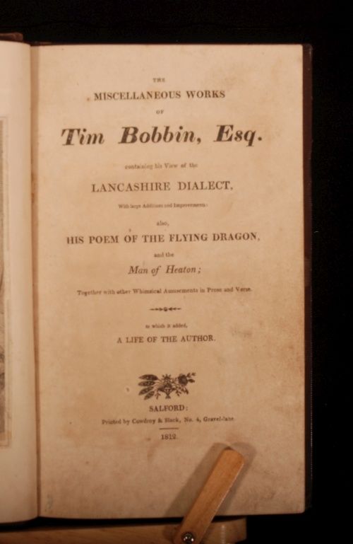 The Miscellaneous Works of Tim Bobbin by John Collier; Tim Bobbin ...