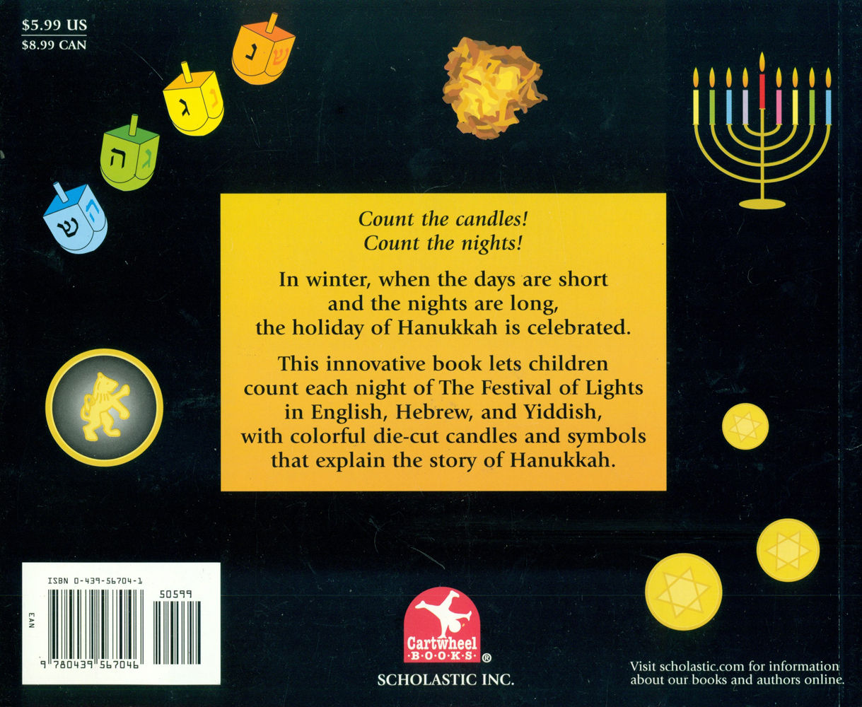 HANUKKAH: A Counting Book In English, Hebrew, and Yiddish by Emily Sper ...