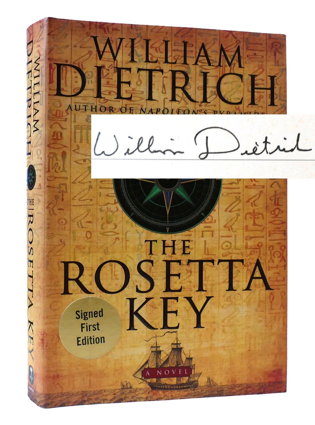 THE ROSETTA KEY SIGNED by William Dietrich | Hardcover | 2008 ...