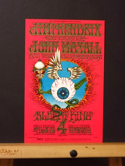 Bill Graham/Fillmore Postcard #105 ( Jimi Hendrix Experience, John ...