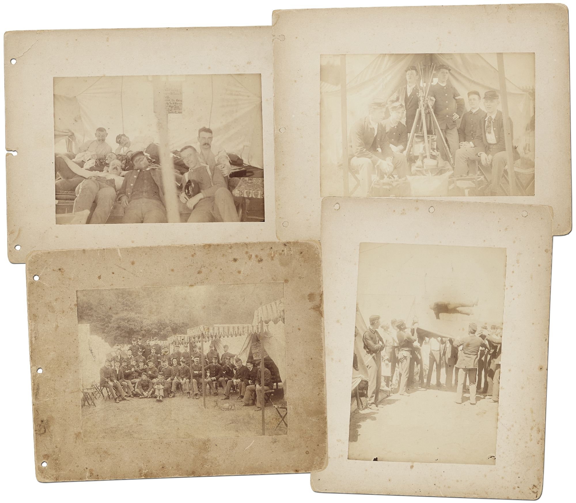 Four U.S. Infantry Photographs by | Unbound | 1875 | | Biblio
