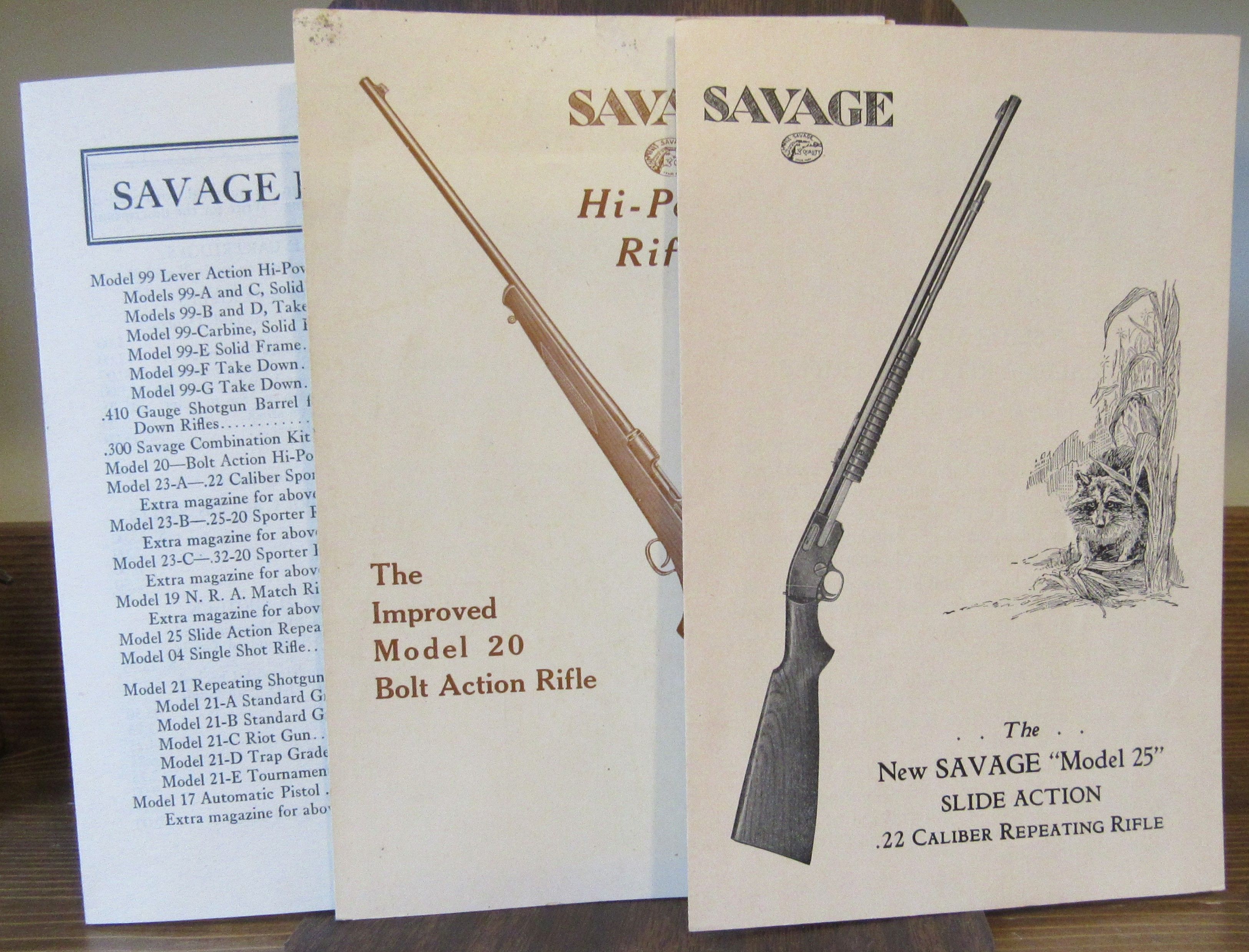 BIBLIO | Savage Firearms and Ammunition, Catalogue Number 63, Ca.1926 ...