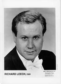 Photo of opera tenor Richard Leech. by Richard Leech; Jim Pavlik ...