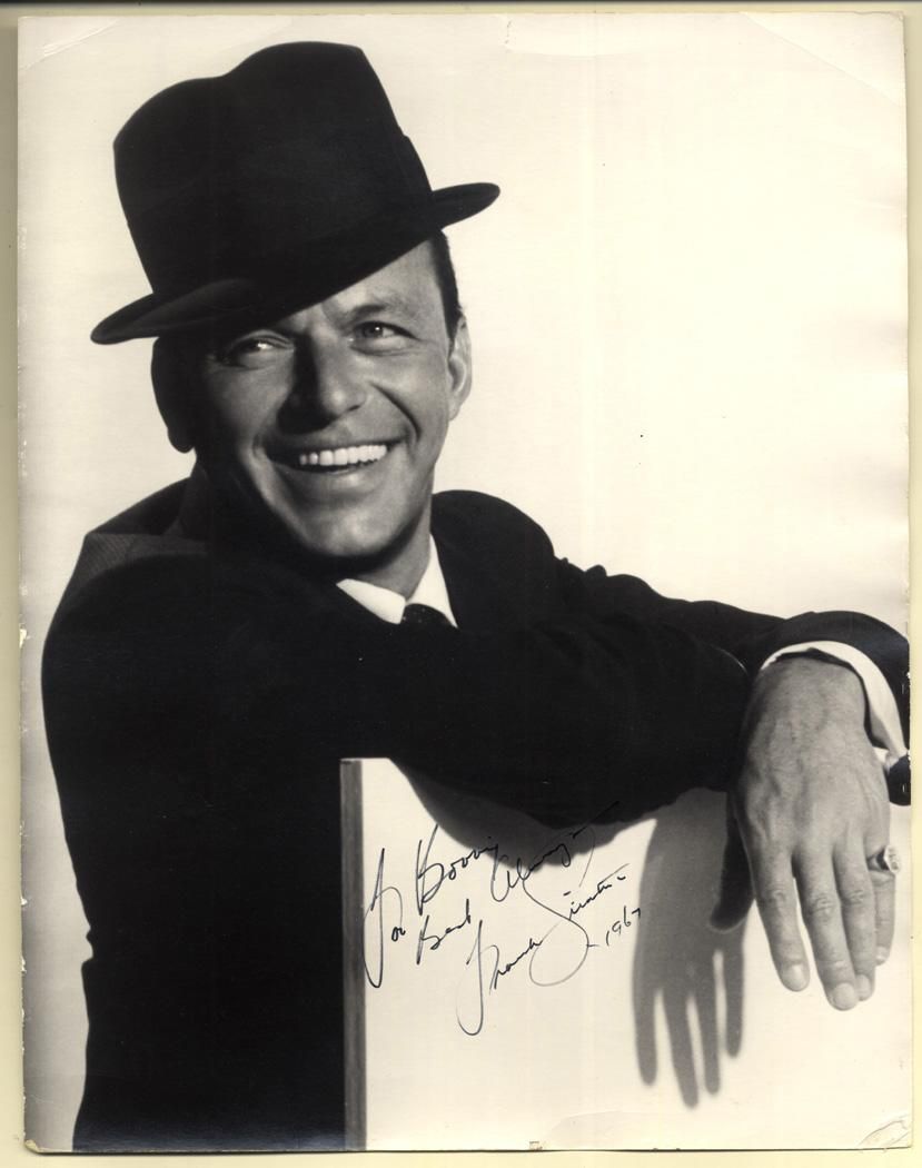 BIBLIO | Original Signed Photograph by Frank Sinatra | | 1966
