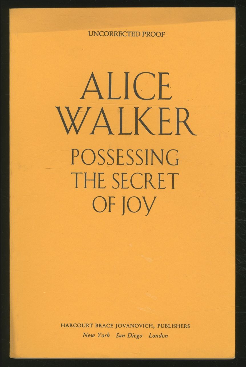 Possessing the Secret of Joy by WALKER, Alice | Softcover | 1992 ...