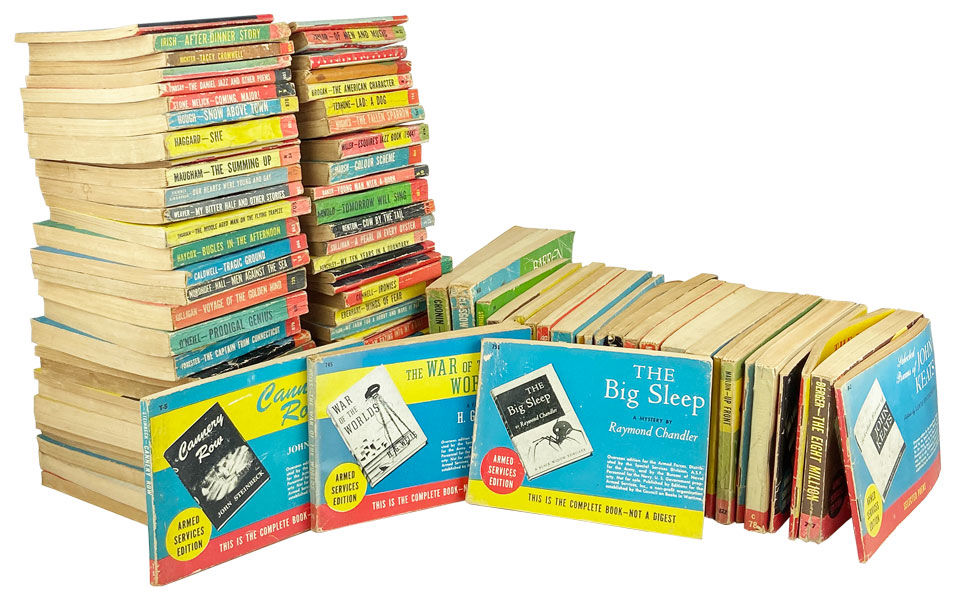 Collection of 212 Armed Services Editions by [World War II] [Armed ...