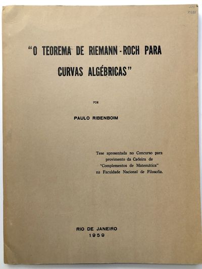 O teorema de Riemann-Roch para curvas algébricas - inscribed by ...