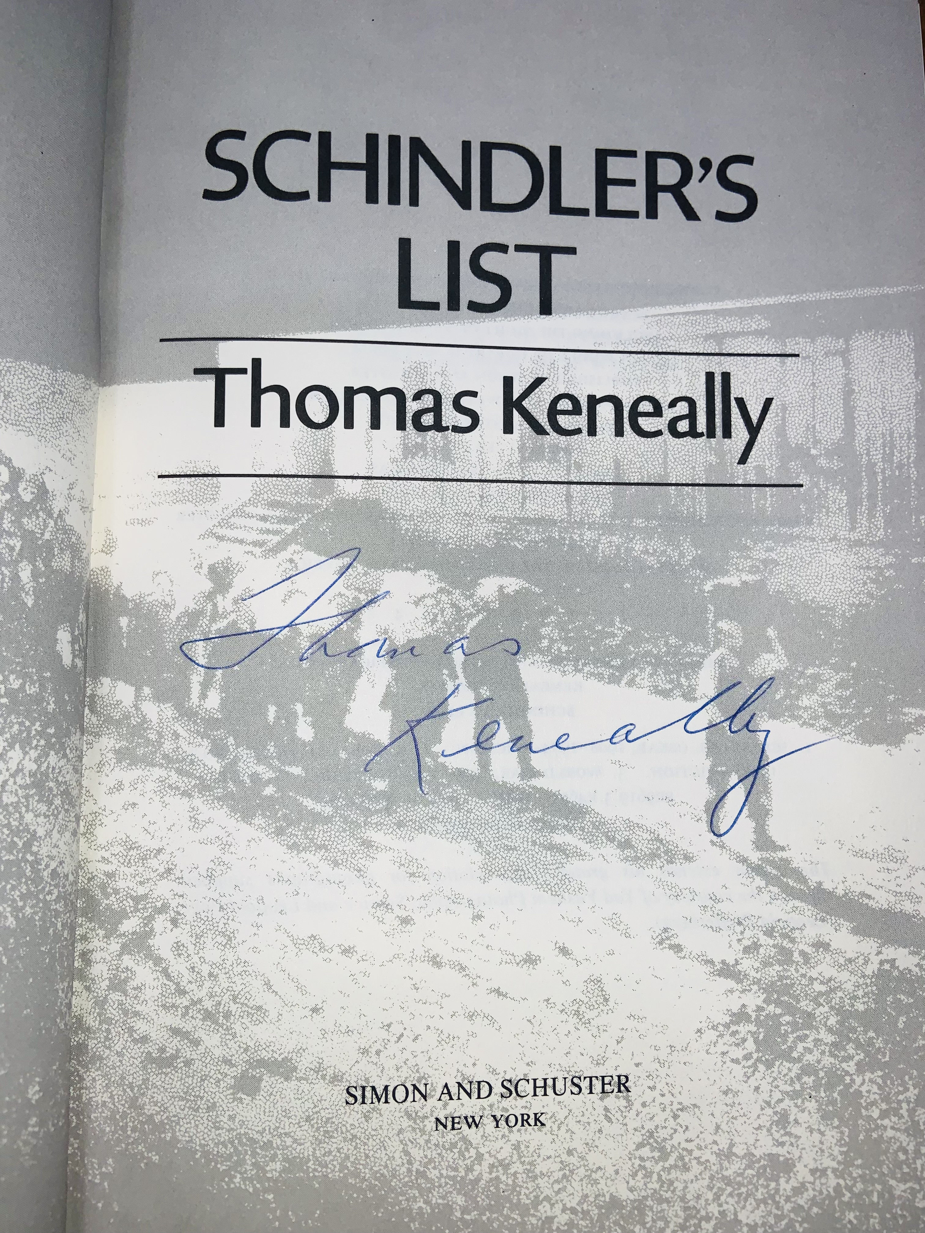 Schindler's List by Thomas Keneally | Search for Rare Books | ABAA