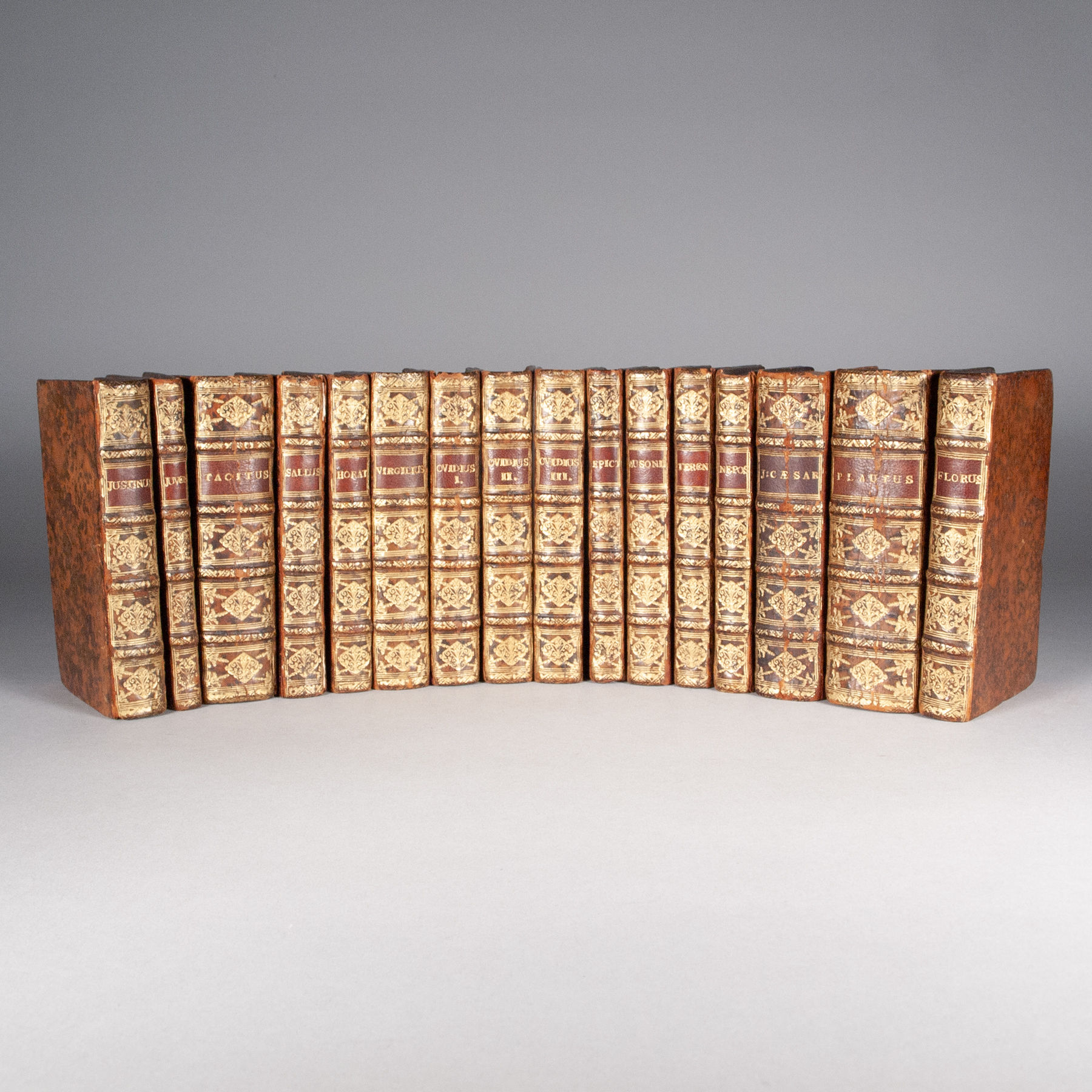 Latin and Greek classics in sixteen volumes Contemporary leather | 1721 ...