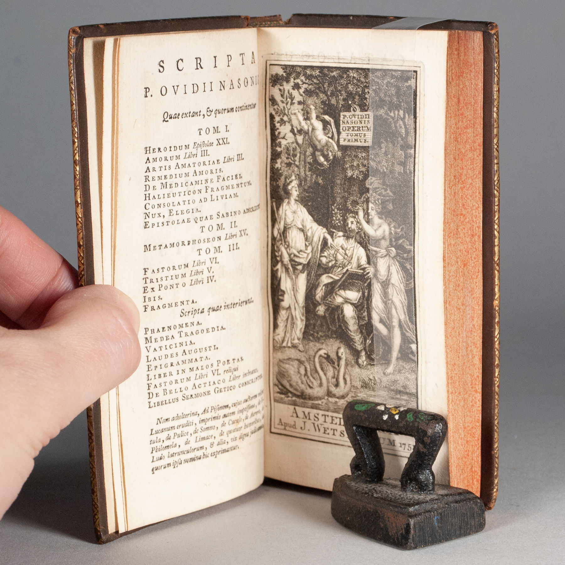 Latin and Greek classics in sixteen volumes Contemporary leather | 1721 ...