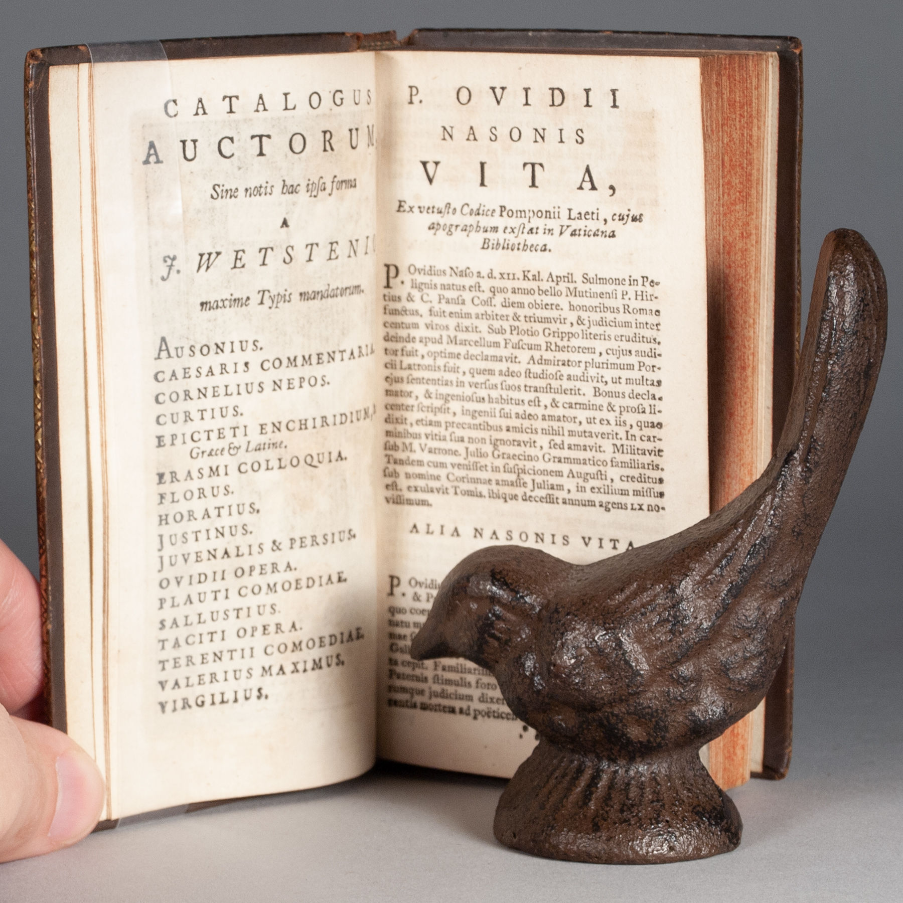 Latin and Greek classics in sixteen volumes Contemporary leather | 1721 ...