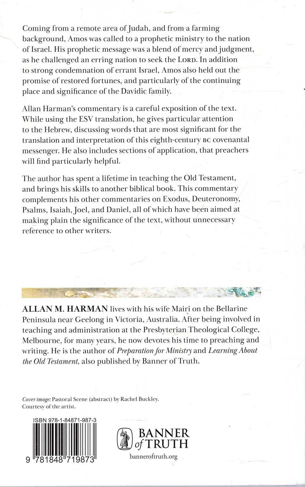 Amos: The Shepherd Prophet by Harman, Allan | Paperback | 2021 | Banner ...