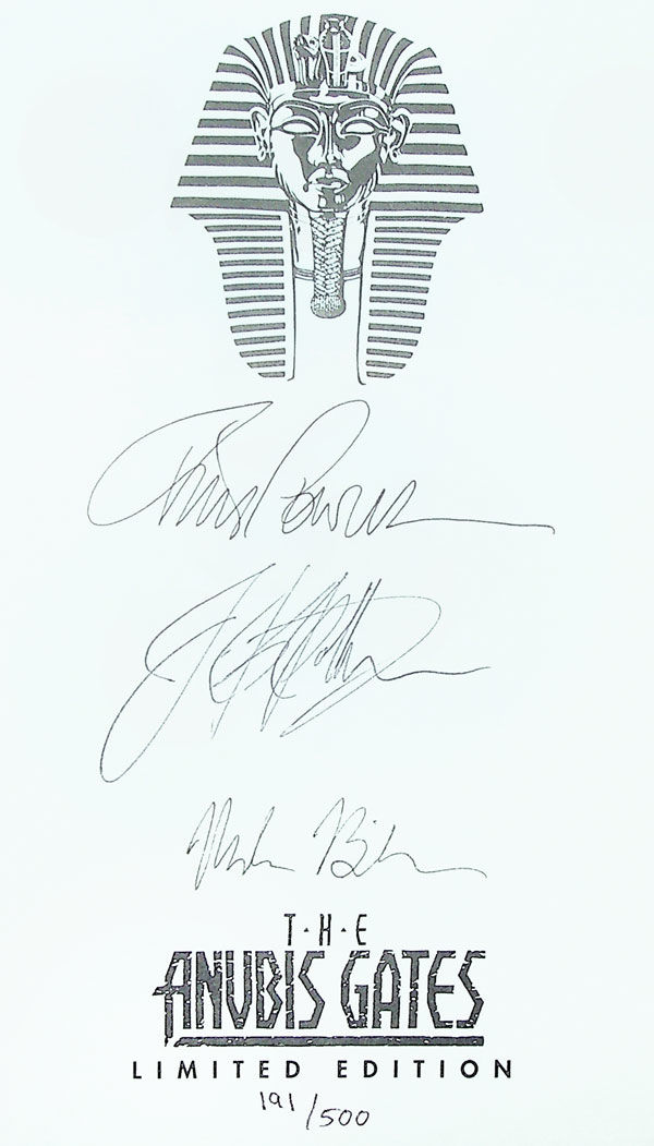 BIBLIO | The Anubis Gates [Signed, Limited] by POWERS, Tim | | 1989 ...