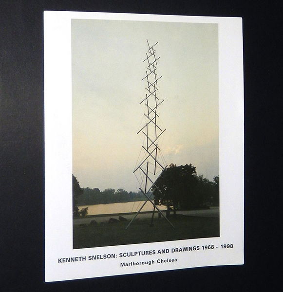 Kenneth Snelson: Sculptures and Drawings 1968-1998, Exhibition ...