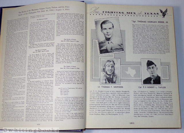 The Fighting Men of Texas [Cover Title]: A History of the Second World ...