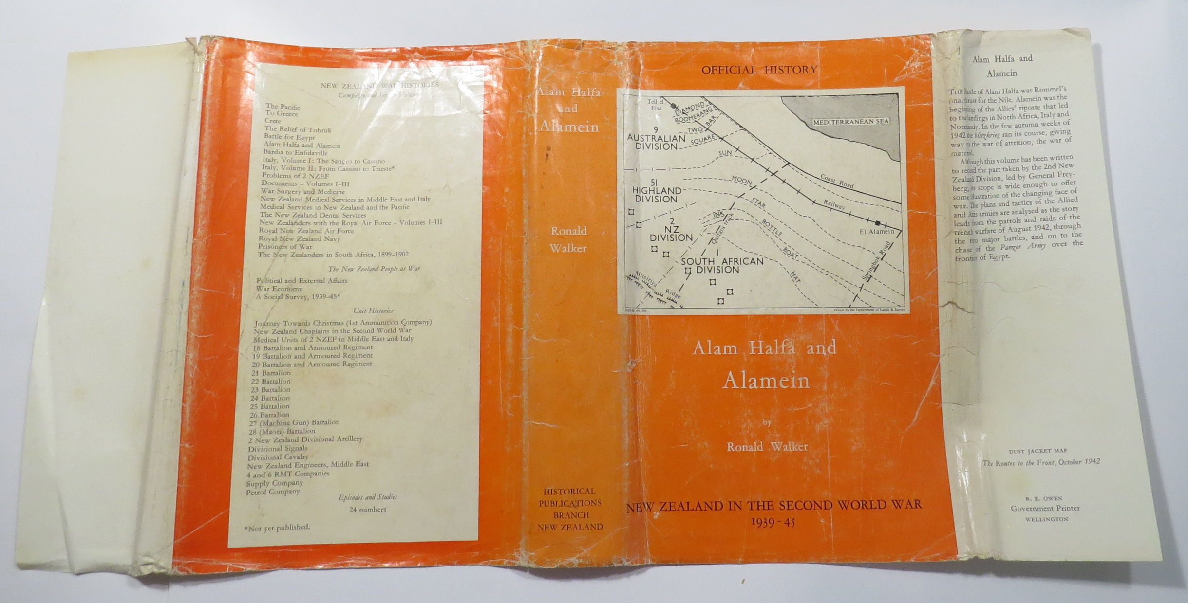 Alam Halfa and Alamein [Series Title: Official History of New Zealand ...