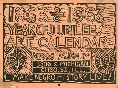 1863-1963 "Year of Jubilee!" Art Calendar Biblio