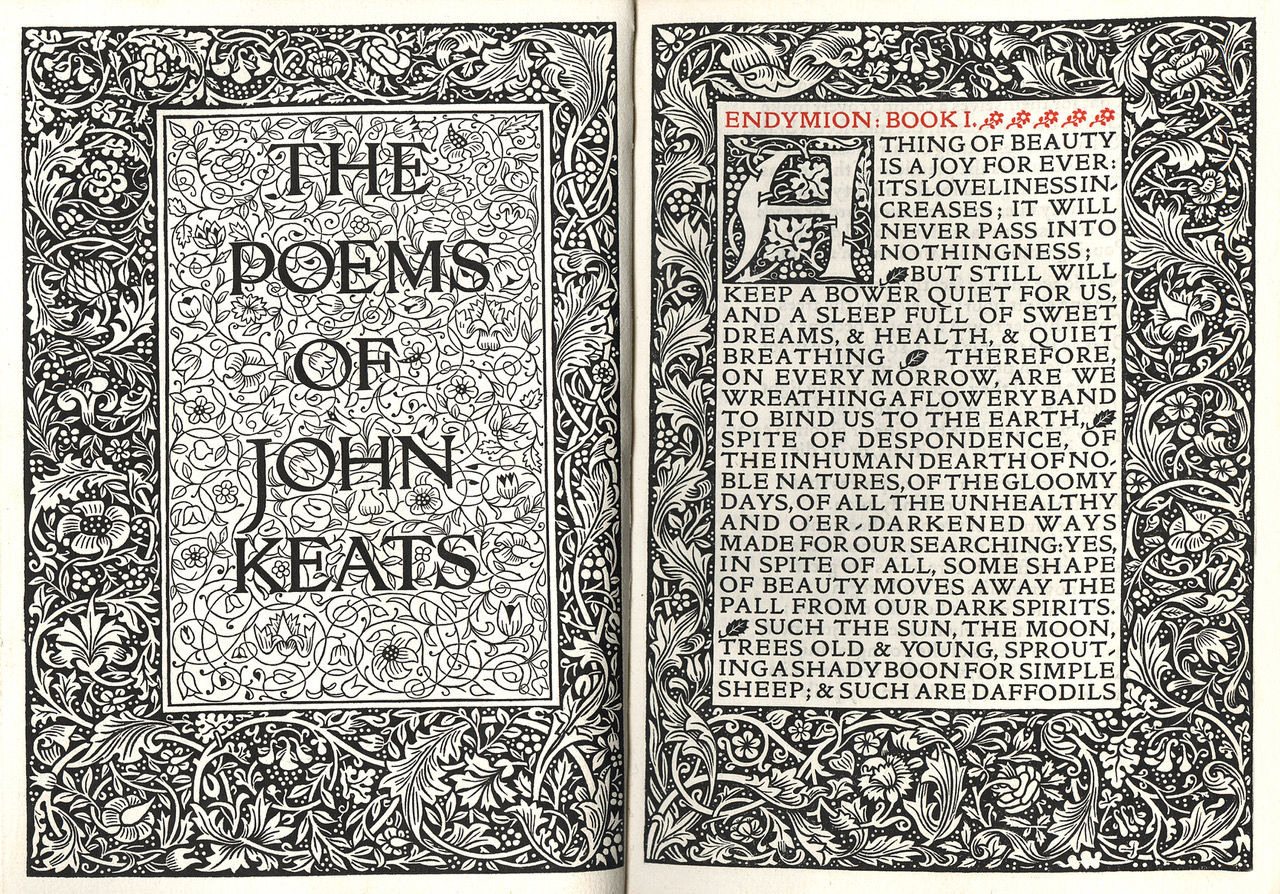 The Poems of John Keats by KELMSCOTT PRESS / Keats, John | 1894 ...