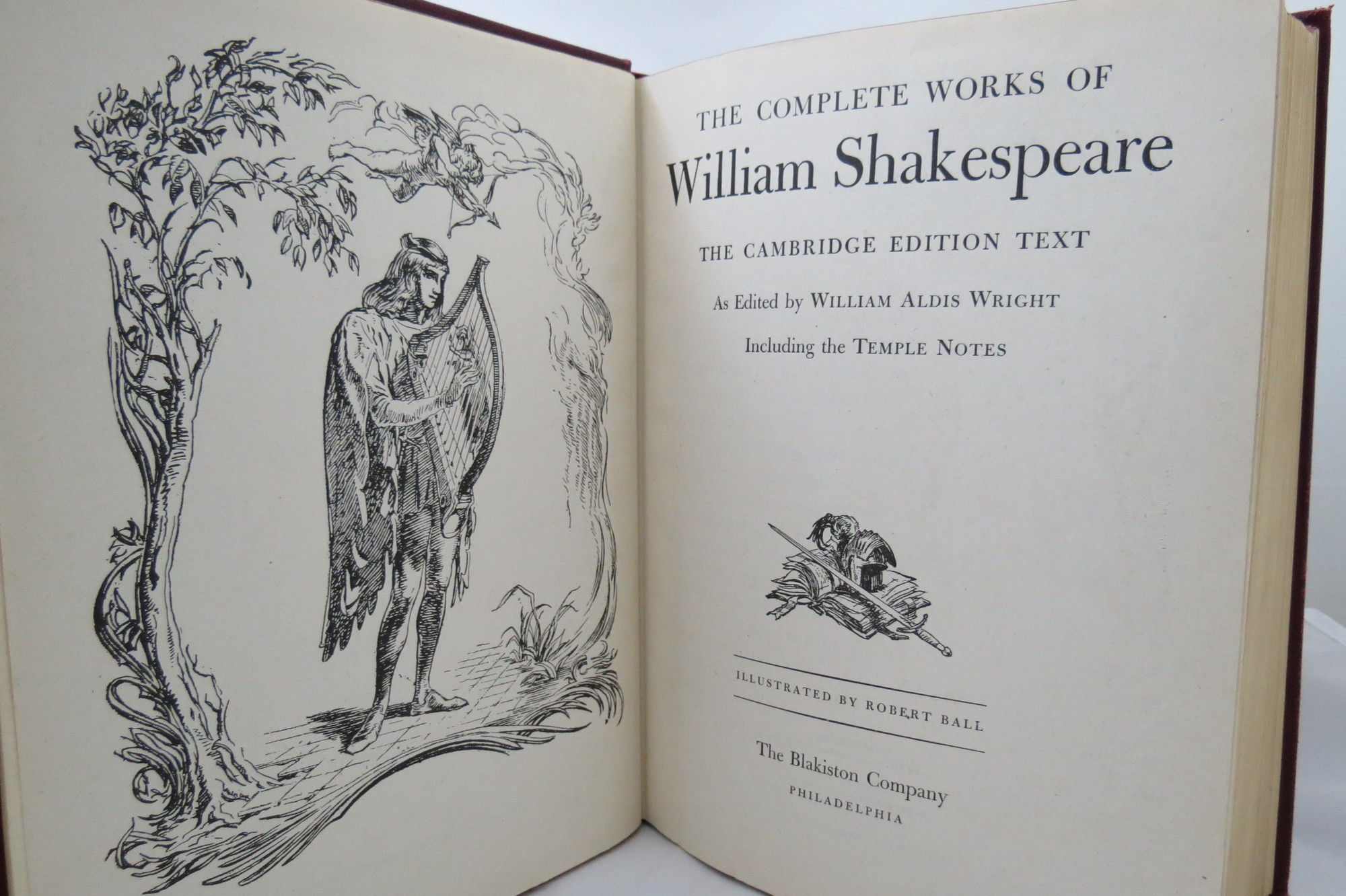 THE COMPLETE WORKS OF WILLIAM SHAKESPEARE THE CAMBRIDGE EDITION TEXT by ...