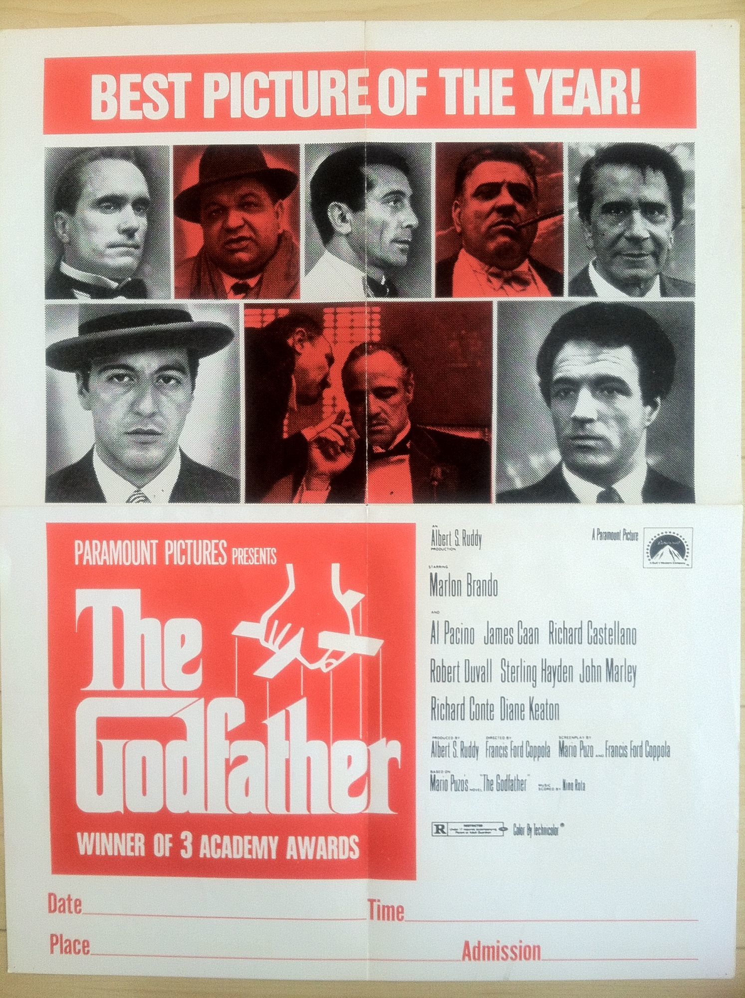 Godfather Original Movie Poster