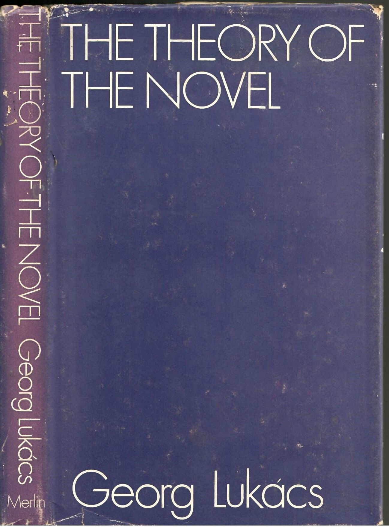 Theory Of The Original Novel Georg Lukacs