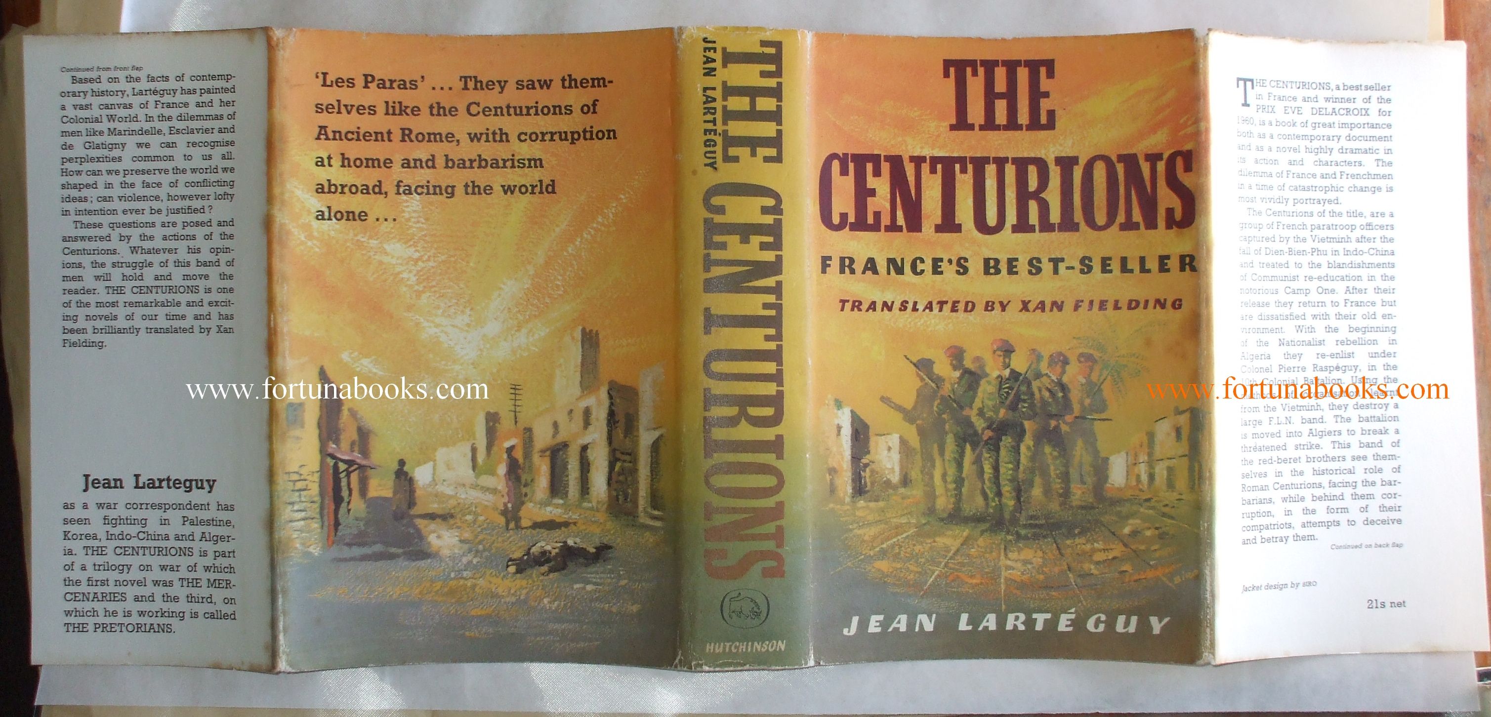The Centurions by LARTEGUY Jean Translated By Xan Fielding - First ...