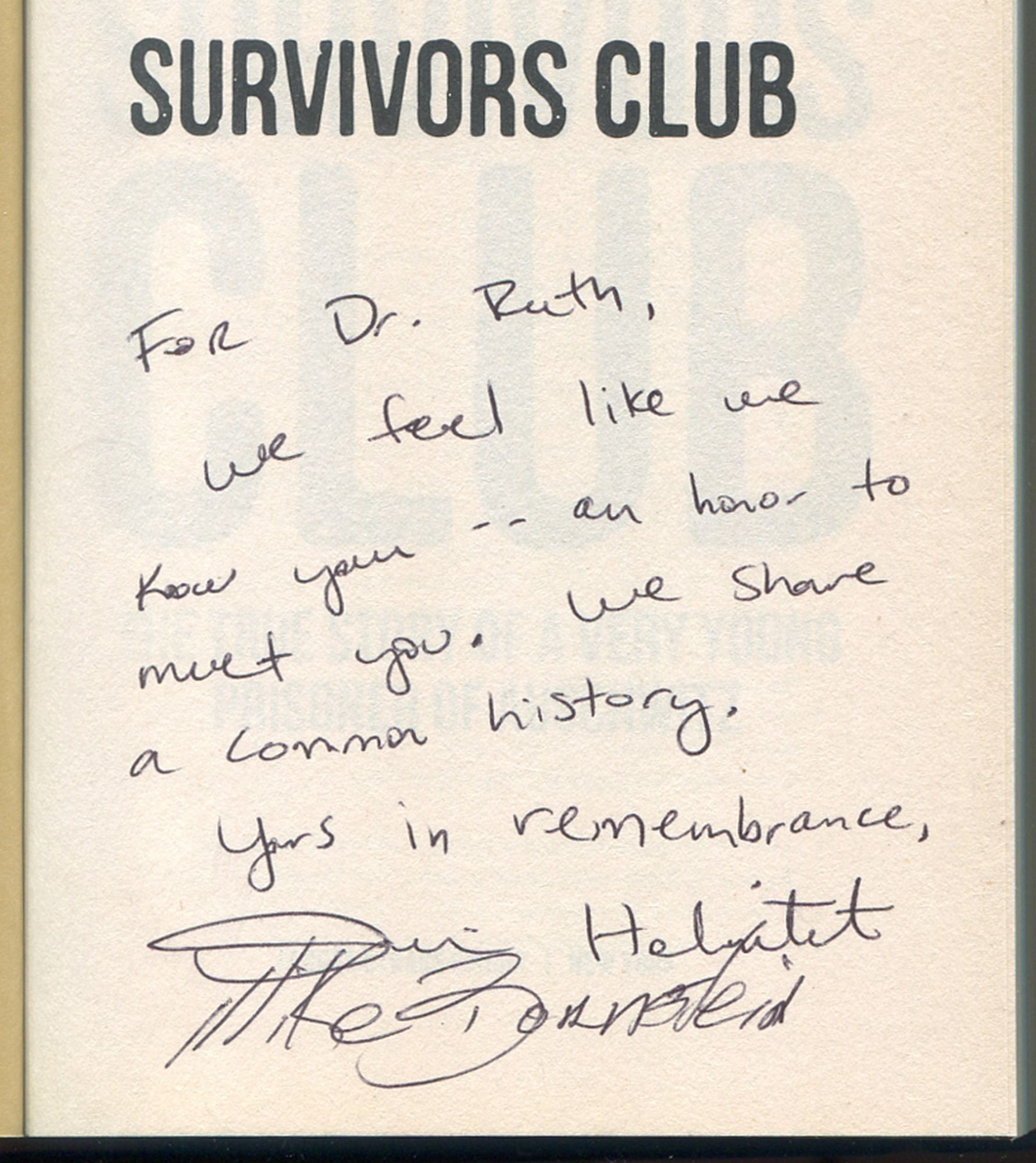 Survivors Club: The True Story of a Very Young Prisoner of Auschwitz by ...