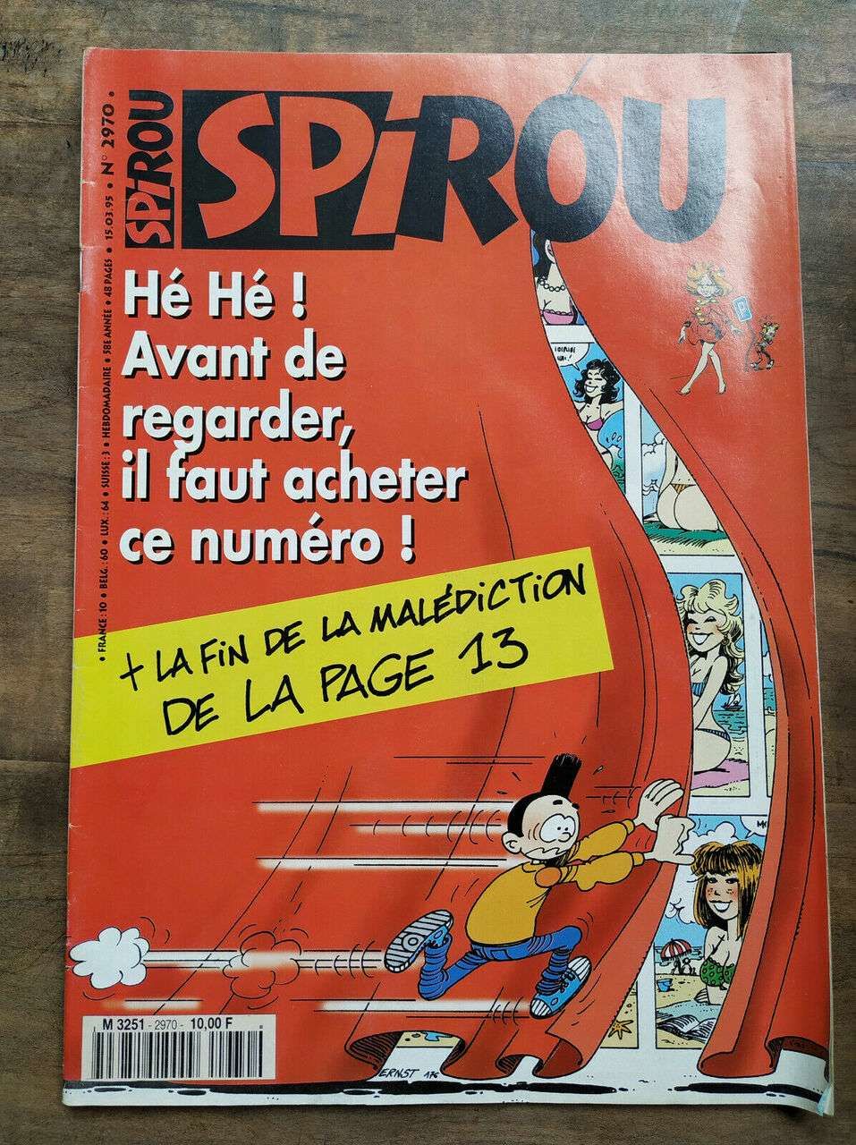 Magazine Spirou n2970 Mars 1995 1995 | Biblio