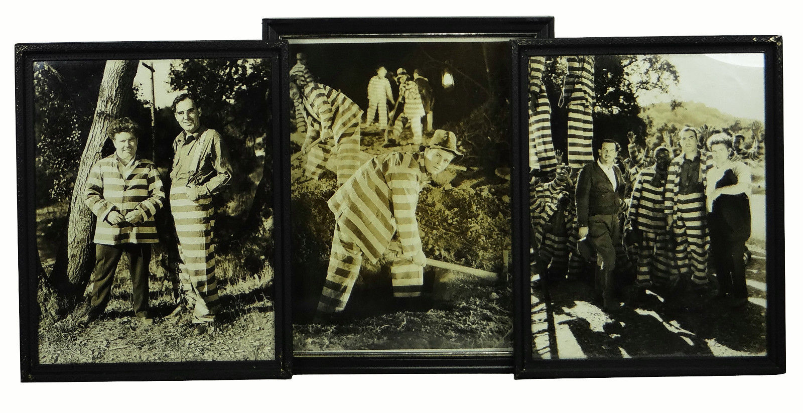 Three Publicity Stills from the Set of the 1933 Film Laughter in Hell ...