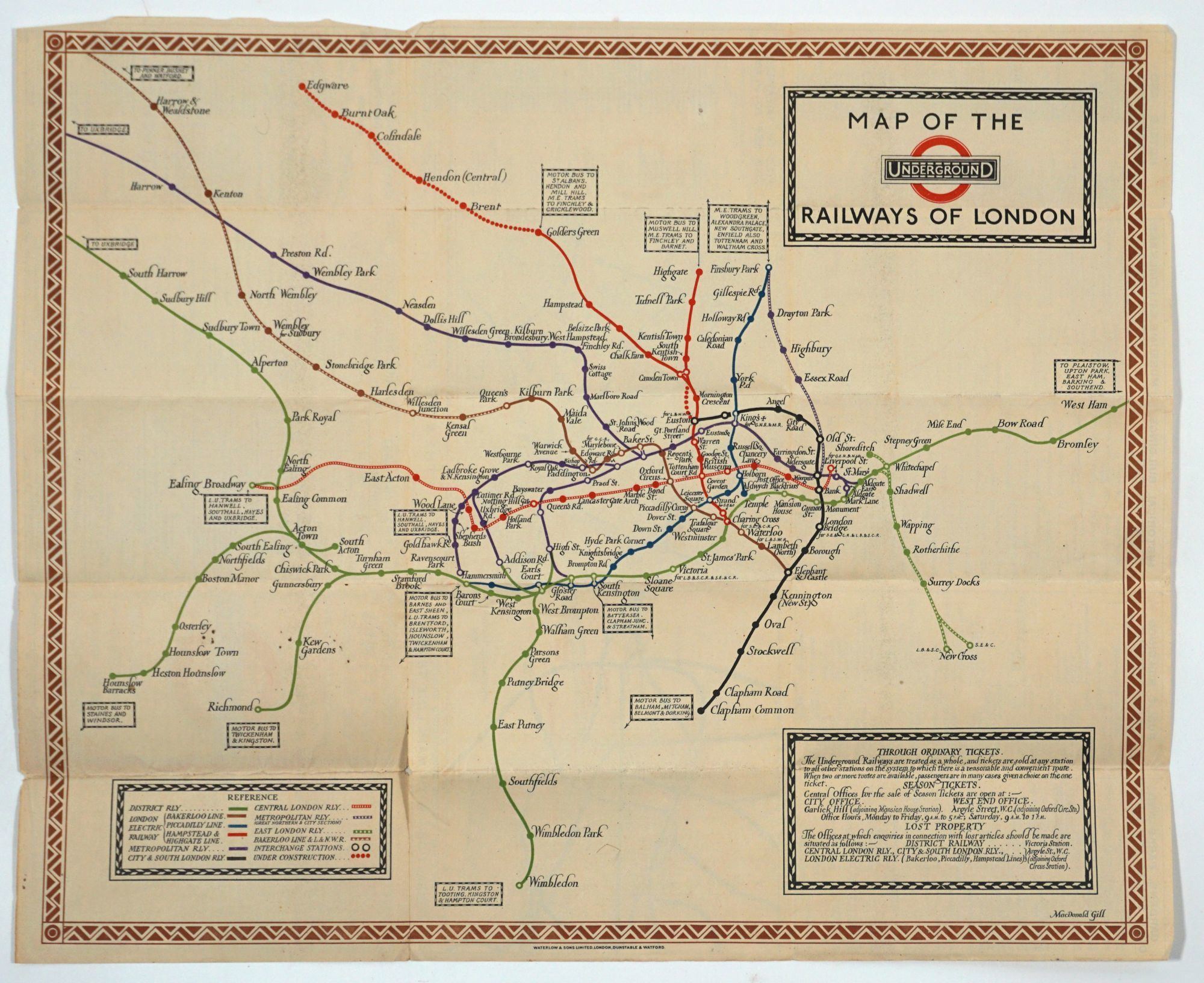 Folding London Underground Map (1 items) - Biblio