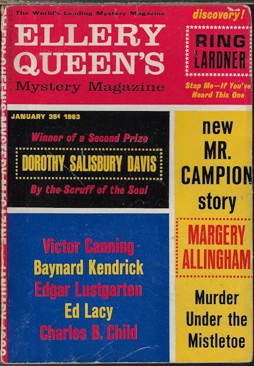 ELLERY QUEEN'S Mystery Magazine: January, Jan. 1963 by Ellery Queen ...